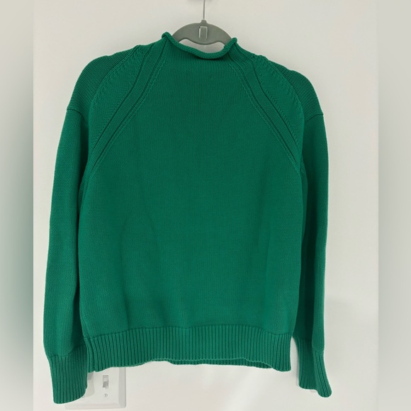 525 America | Sweaters | 525 America Green Mock Neck Tight Knit Sweater ...
